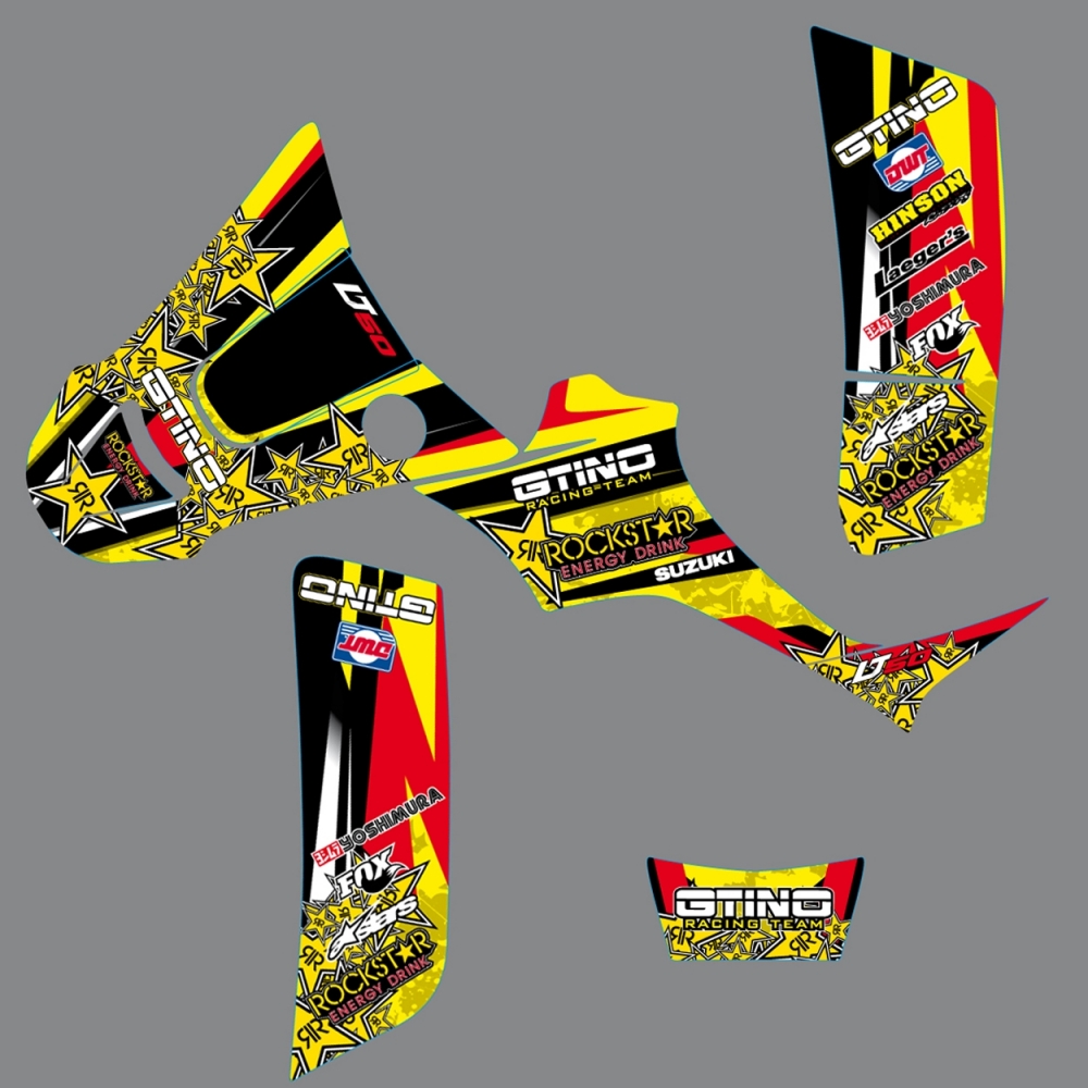 Kit déco Rockstar - Suzuki LT 50 - GTINO
