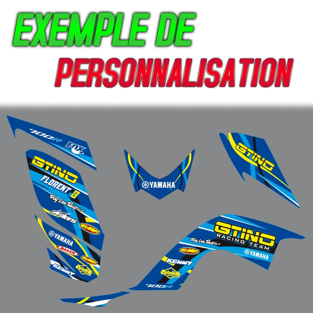 Kit déco "DRAGON'S" - YFM Raptor 700 - GTINO