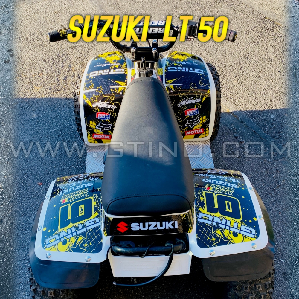Kit déco "STAR BLACK" - Suzuki LT 50 - GTINO